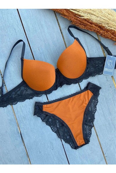 Mooi Kadın Kremit Dolgulu Sütyen Takım Mooi Kadın Kremit Dolgulu Sütyen Takım