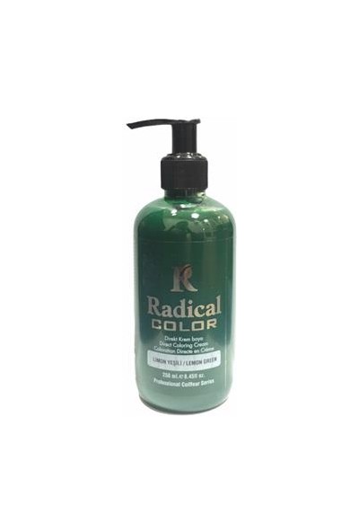 Radical Color Su Bazlı Saç Boyası 250 ml Limon Yeşili