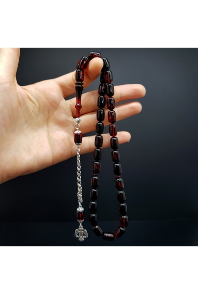 Kehribar Diyarı Mevlevi Imame Kırmızı Siyah Sıkma Kehribar Kehribar Diyarı Mevlevi Imame Kırmızı Siyah Sıkma Kehribar