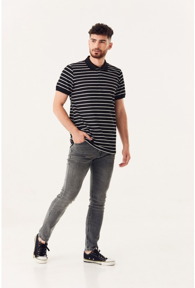 Fermuarlı Jean Pantolon