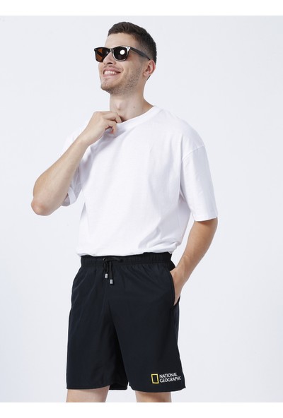 National Geographic Şort May, 2xl, Siyah