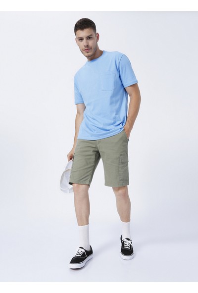 Limon Kargo Şort, 37, Haki