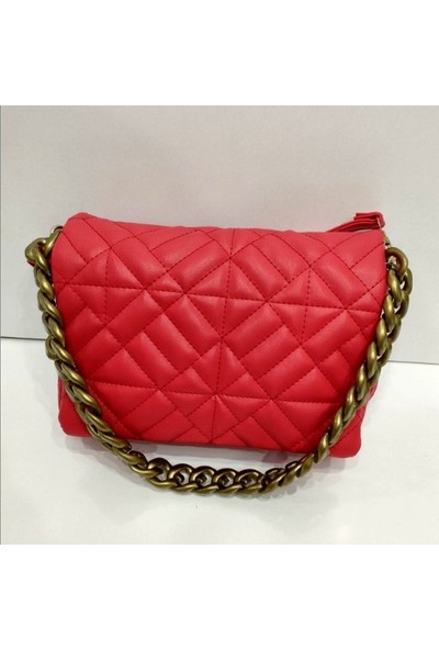 Kang Kapitoneli Orta Boy Zincirli Çanta