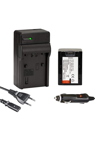Li-ion Charger Cazipshop Sony NP-FV70 BATARYA(1800MAH)+ŞARJ Aleti Cihazı Seti Li-ion Charger Cazipshop Sony NP-FV70 BATARYA(1800MAH)+ŞARJ Aleti Cihazı Seti