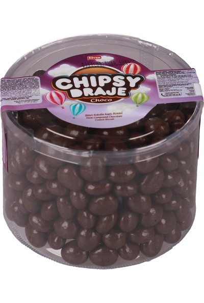 Elvan Bonbon Chipsy Portakal Aromalı Bitter Kakao Kaplı Bisküvi Draje 750 Gr. (1 Paket) Elvan Bonbon Chipsy Portakal Aromalı Bitter Kakao Kaplı Bisküvi Draje 750 Gr. (1 Paket)