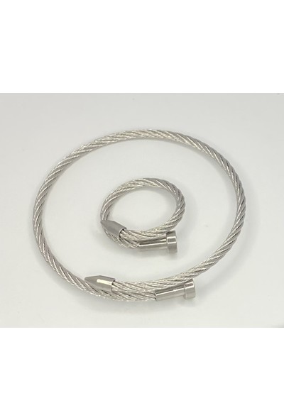 Takıland Çivi 2'li Çelik Bileklik
