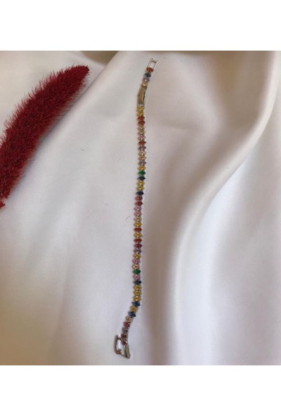 Meldesign Su Yolu Renkli Zirkon Bileklik