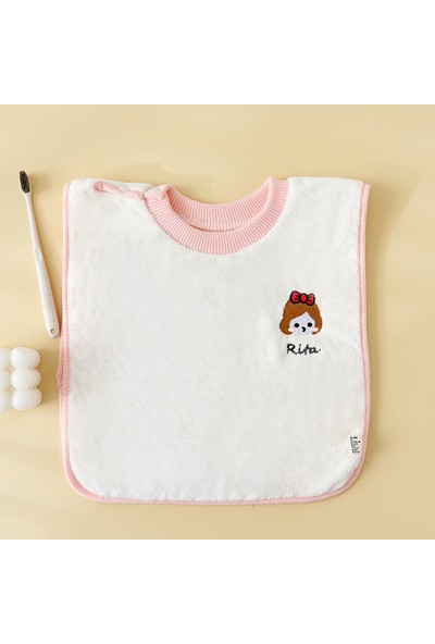 Fantastic Shop Su Geçirmez Bebek Önlüğü - Pembe (Yurt Dışından)