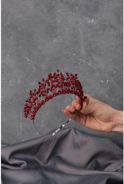 Limelia Kristal Boncuklu Aren Gelin Kına Tacı Limelia Kristal Boncuklu Aren Gelin Kına Tacı