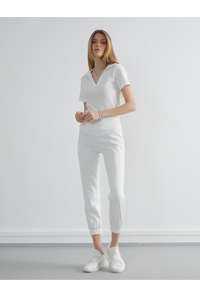 Paulmark Yüksek Bel Lastikli Sweat Alt