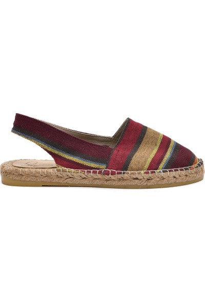 Su Espadril Joan Kadın Bordo Düz Espadril Su Espadril Joan Kadın Bordo Düz Espadril