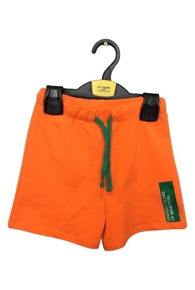 Benetton Yeşil Ipli Turuncu Şort Benetton Yeşil Ipli Turuncu Şort