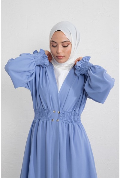 Beli Lastikli Kap Mavi