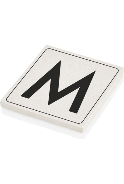 The Mia Mono Bardak Altlığı M Harfi