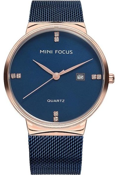 Mini Focus Takvimli Hasır Çelik Unisex Kol Saati MF0181G.04 Mini Focus Takvimli Hasır Çelik Unisex Kol Saati MF0181G.04