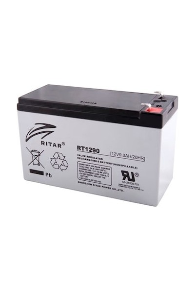 Ritar RT1290 12V 9AH Kuru Akü Ups Aküsü Ritar RT1290 12V 9AH Kuru Akü Ups Aküsü