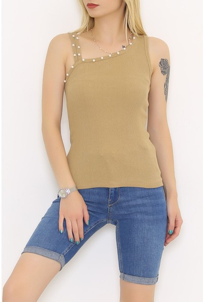 Yasfa Inci Detaylı Body Sütlükahve - 8813.1187. Yasfa Inci Detaylı Body Sütlükahve - 8813.1187.