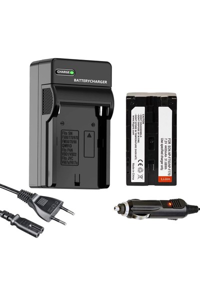 Li-ion Charger Cazipshop Sony NP-F770 BATARYA(4400MAH)+ŞARJ Aleti Cihazı Seti Li-ion Charger Cazipshop Sony NP-F770 BATARYA(4400MAH)+ŞARJ Aleti Cihazı Seti