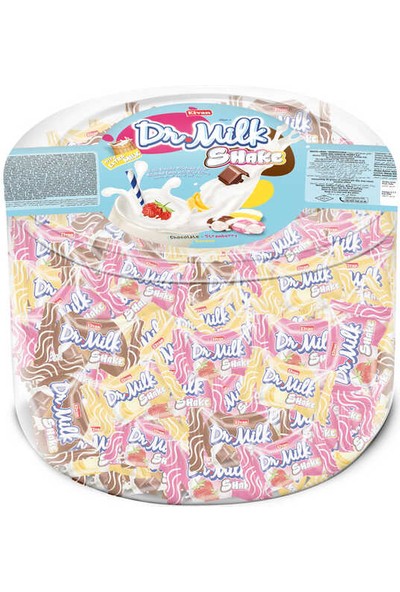 Elvan Dr. Milk Shake Silindir Mix Şeker 1000 gr (1 Kutu) Elvan Dr. Milk Shake Silindir Mix Şeker 1000 gr (1 Kutu)