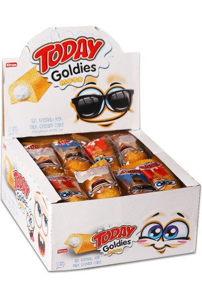 Elvan Today Goldies Mood 35 Gr. 24 Adet (1 Kutu) Elvan Today Goldies Mood 35 Gr. 24 Adet (1 Kutu)