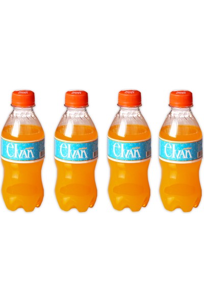 Elvan Gazoz Portakal Aromalı 250 ml 4 Lü Paket Elvan Gazoz Portakal Aromalı 250 ml 4 Lü Paket