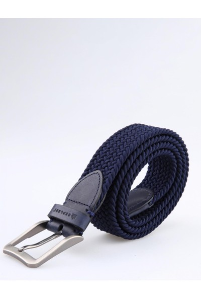 Explode Lacivert Erkek Elastik Örme Kemer