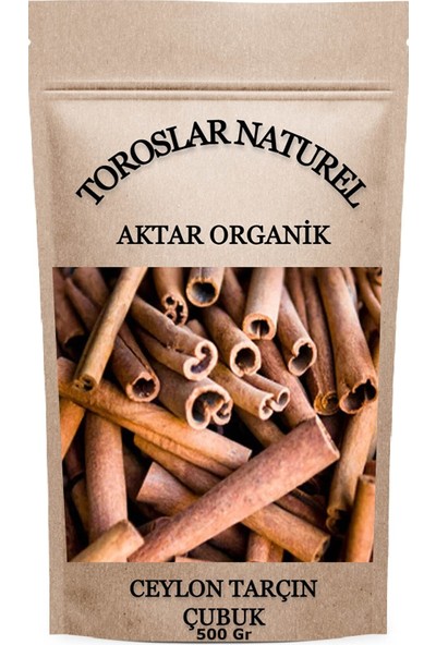 Toroslar Tarçın Çubuk Kabuk Tane Seylan Yağı Alınmamış Ecza Kalite 500 gr Toroslar Tarçın Çubuk Kabuk Tane Seylan Yağı Alınmamış Ecza Kalite 500 gr