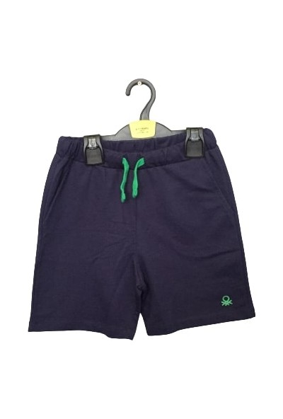 Benetton Yeşil Ipli Lacivert Şort Benetton Yeşil Ipli Lacivert Şort
