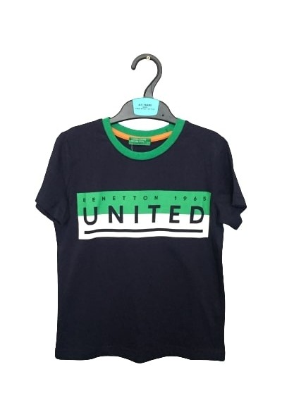 Benetton 1965 United Lacivert T-Shirt Benetton 1965 United Lacivert T-Shirt