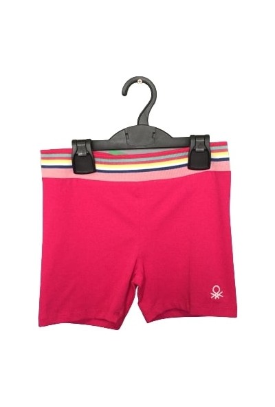 Benetton Fuşya Kız Çocuk Şort