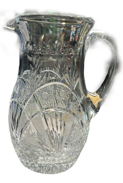 Decorium El Yapımı Kristal Kesme Sürahi 1500 ml Decorium El Yapımı Kristal Kesme Sürahi 1500 ml