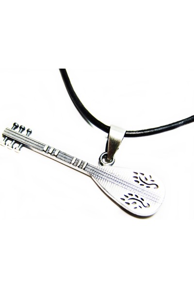 Lilah Gümüş Tr Gümüş Bağlama Temalı Kolye Ucu Lilah Gümüş Tr Gümüş Bağlama Temalı Kolye Ucu