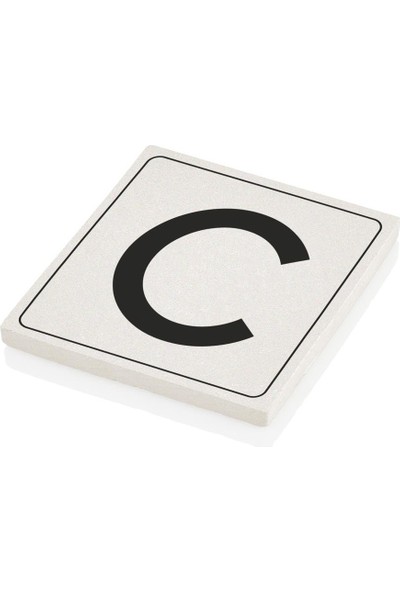 The Mia Mono Bardak Altlığı C Harfi