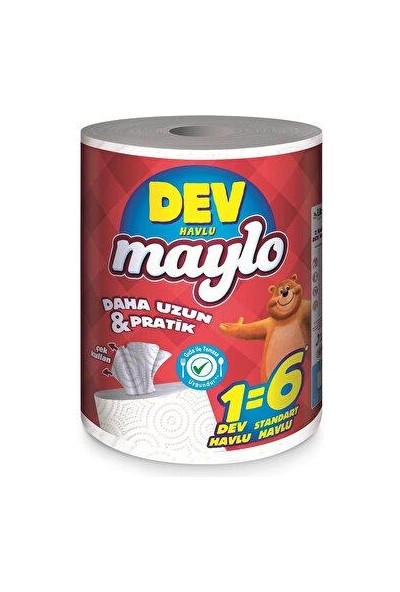 Maylo Içten Çekmeli Dev Mutfak Havlusu 55 Mt. Maylo Içten Çekmeli Dev Mutfak Havlusu 55 Mt.