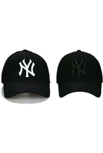 Ny New York Logolu 2'li Unisex Şapka