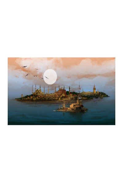 Hapy Hoby Bir Istanbul Masalı Sayılarla Boyama Seti 40X50CM