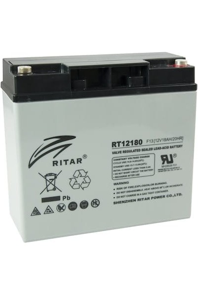 Ritar RT12180 12V 18AH Kuru Akü Ups Aküsü Ritar RT12180 12V 18AH Kuru Akü Ups Aküsü