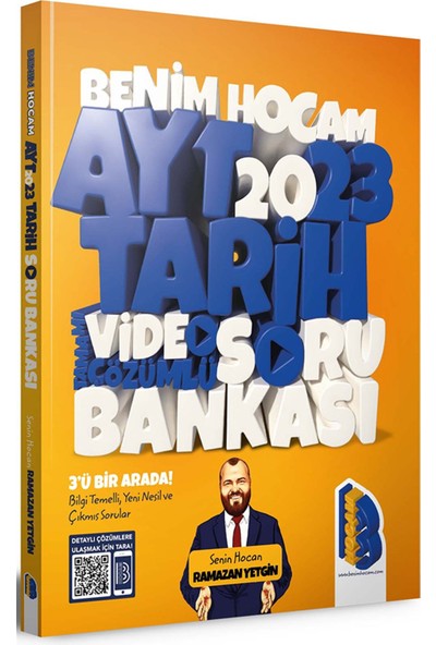 Benim Hocam Yayınları AYT 2023 Tarih Tamamı Video Çözümlü Soru Bankası Benim Hocam Yayınları AYT 2023 Tarih Tamamı Video Çözümlü Soru Bankası