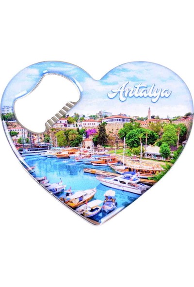 Myros Antalya Temalı Myros Metal Kalp Açacak Magnet 85X76 mm 2 Nolu Tasarım Myros Antalya Temalı Myros Metal Kalp Açacak Magnet 85X76 mm 2 Nolu Tasarım