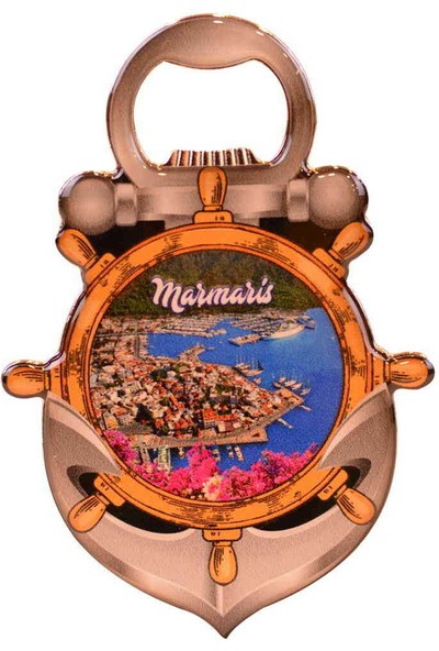 Myros Marmaris Temalı Myros Metal Çapa Açacak Magnet 105X72 mm 6 Nolu Tasarım Myros Marmaris Temalı Myros Metal Çapa Açacak Magnet 105X72 mm 6 Nolu Tasarım