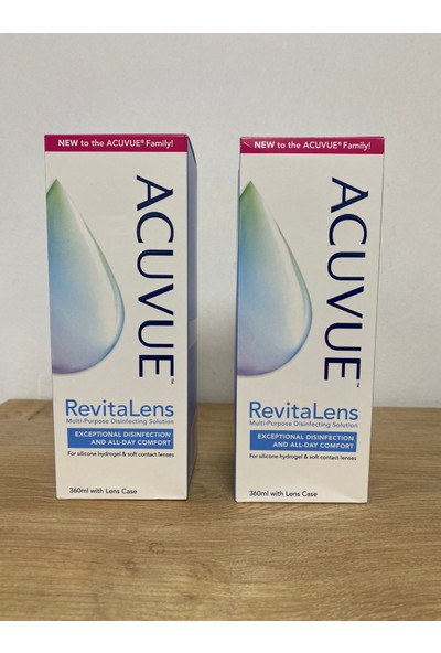 Acuvue Revitalens 360 Ml (2 Adet ) Lens Bakım Solüsyonu Acuvue Revitalens 360 Ml (2 Adet ) Lens Bakım Solüsyonu