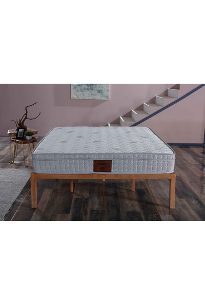 Mavi Yatak Ultra Ortopedik Samba Gizli Pedli Paket Yaylı Yatak Samba