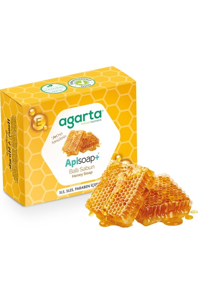 Agarta Doğal El Yapımı Ballı Sabun 100 gr Agarta Doğal El Yapımı Ballı Sabun 100 gr