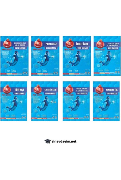 Nartest 8. Sınıf LGS Mod Serisi Kitap Seti Nartest 8. Sınıf LGS Mod Serisi Kitap Seti
