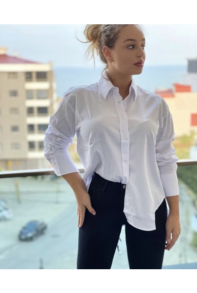 Perry Oversize Dökümlü Gömlek Perry Oversize Dökümlü Gömlek