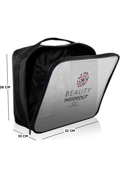 Beauty Insideout Su Geçirmez Çok Yönlü Güzellik & Seyahat Çantası Beauty Insideout Su Geçirmez Çok Yönlü Güzellik & Seyahat Çantası