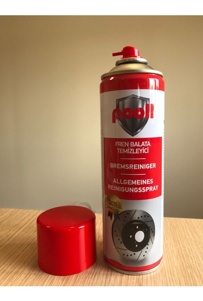 POOLL Fren Balata Temizleme Spreyi Genel Temizleme Spreyi Yüksek Basınçlı 500ml POOLL Fren Balata Temizleme Spreyi Genel Temizleme Spreyi Yüksek Basınçlı 500ml