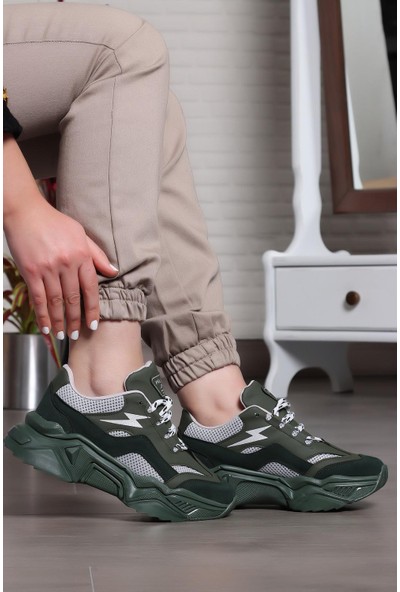 Pilla Soley Haki Spor Ayakkabı