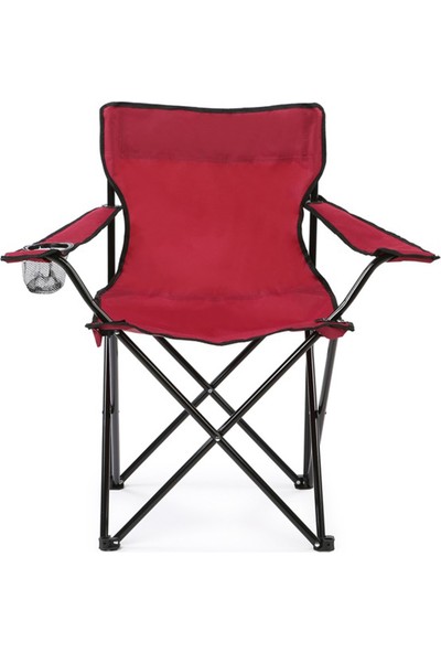 Katlanır Kamp ve Plaj Sandalyesi Bordo