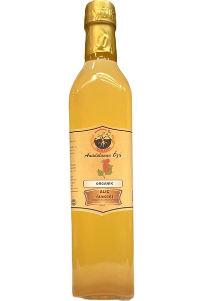 Anadolunun Özü Organik Alıç Sirkesi ''500ml''